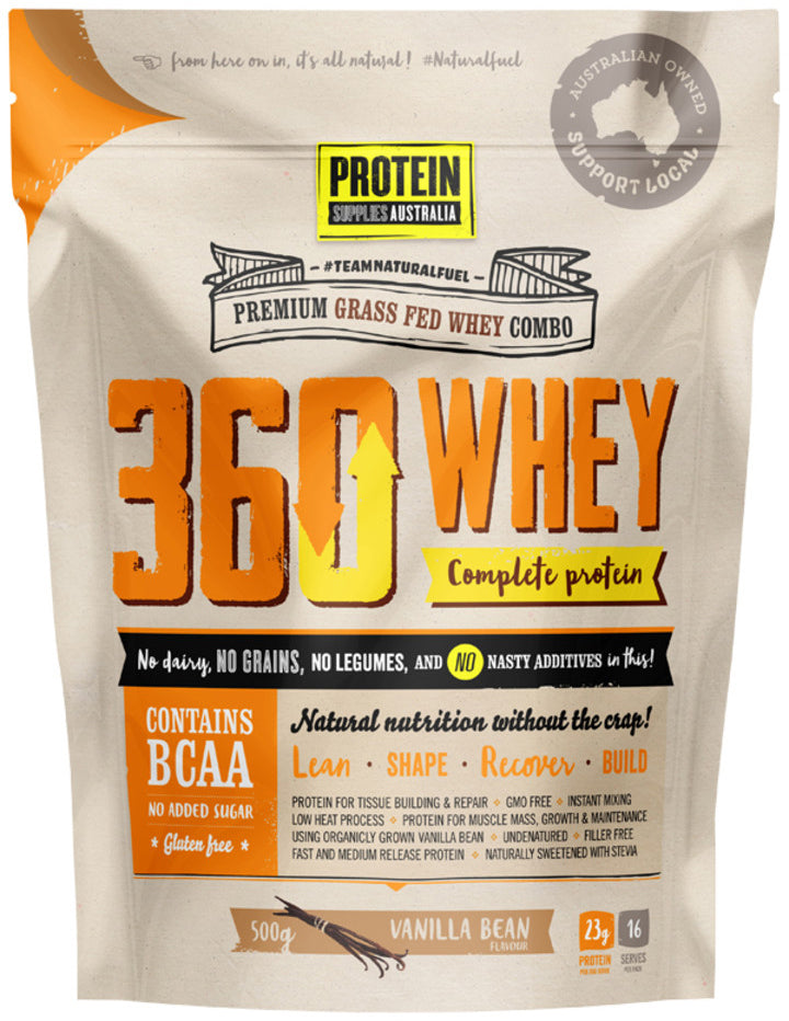 Protein Supplies Australia Protein 360 Whey (Complete Protein with BCA ...