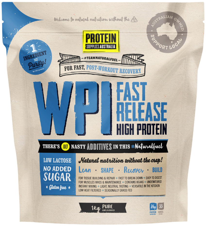 Protein Supplies Australia Protein WPI (Fast Release High Protein) Pur – Health Co