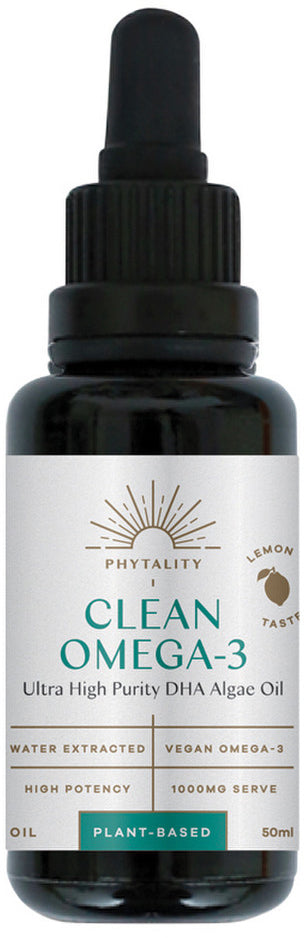 Phytality Clean Omega-3 (Ultra High Purity DHA Algae Oil) 50ml – Health Co