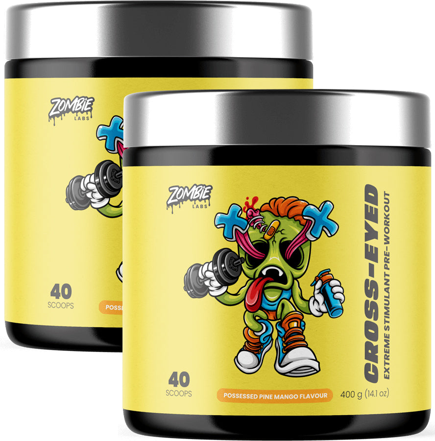 Zombie Labs Cross Eyed Extreme Pre Workout Bundle Pack (2x400g) – Health Co