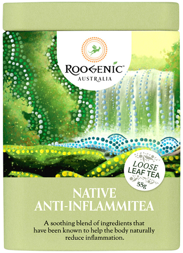 Roogenic Native Anti Inflammitea Loose Leaf Tin 55g – Health Co