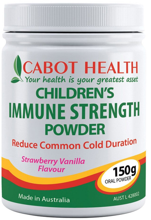 Cabot Health Children's Immune Strength Powder Strawberry Vanilla 150g ...