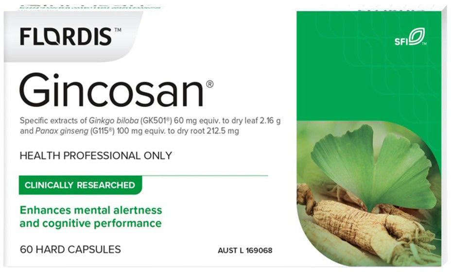 SFI Health Gincosan 60 Capsules – Health Co