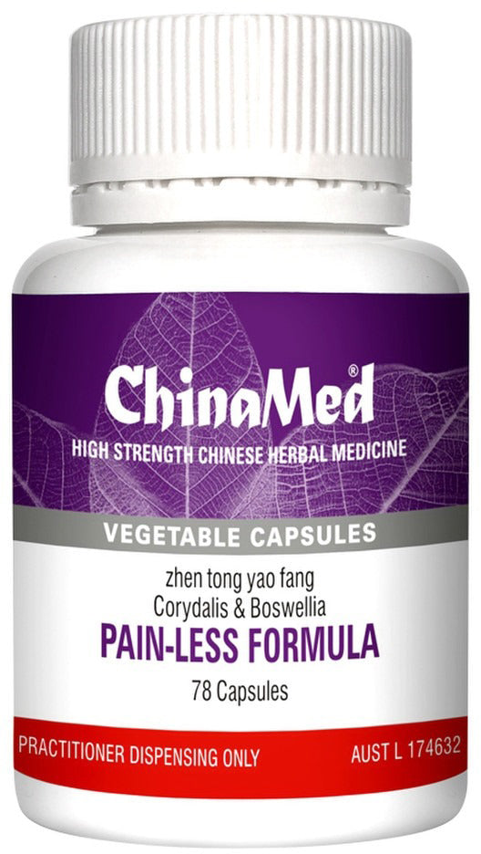 ChinaMed Pain Less Formula 78 Capsules – Health Co