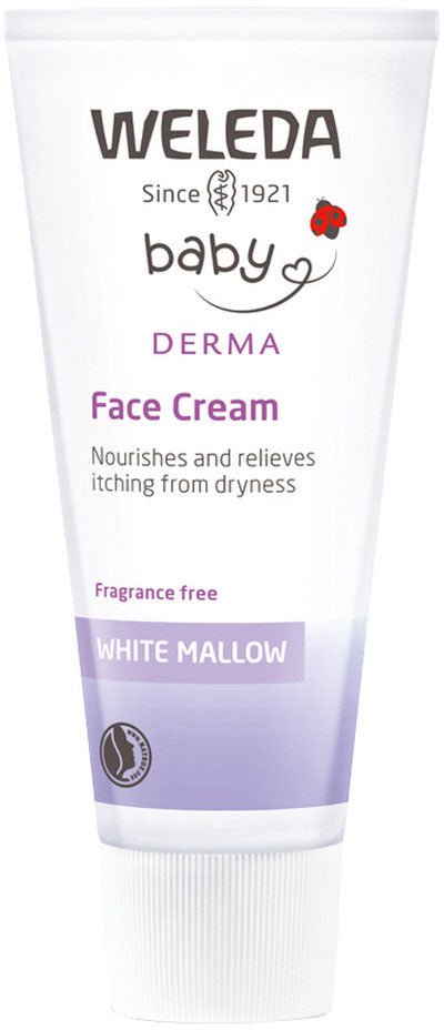 Weleda Baby Derma Face Cream White Mallow (Fragrance Free) 50ml – Health Co