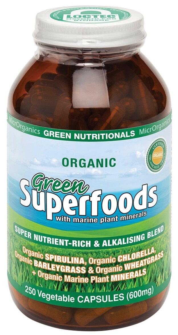 Green Nutritionals Green Superfoods Capsules – Health Co