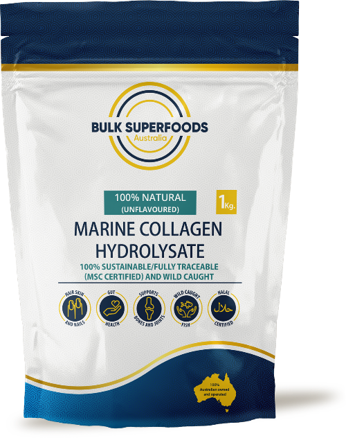 Marine Collagen Hydrolysate 1kg by Bulk Superfoods – Health Co